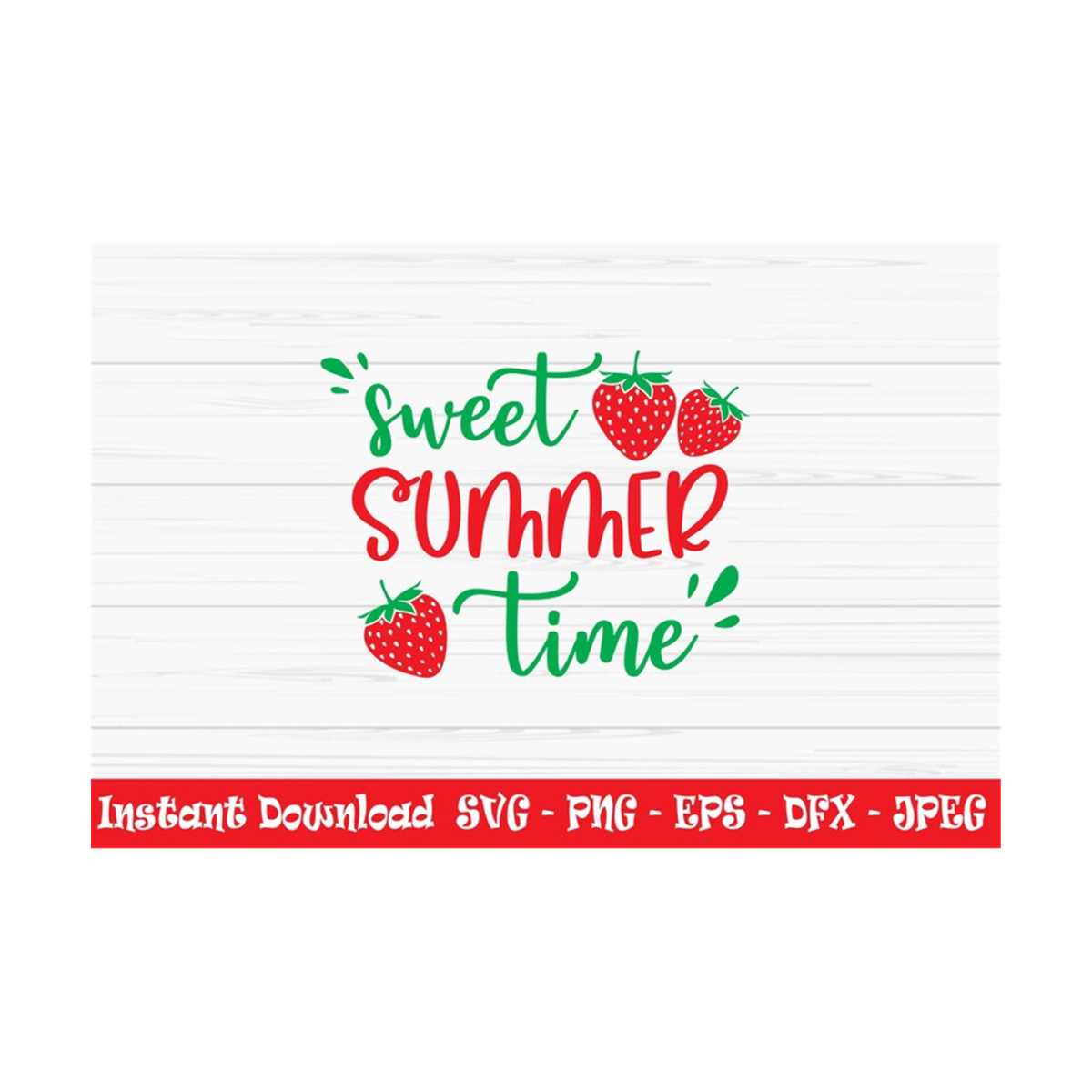 sweet summer time svg, summer svg, strawberry svg, summer si - Inspire ...