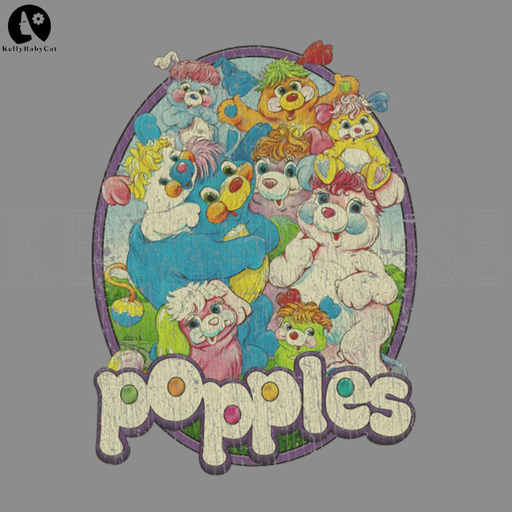 Popples Friendship Crew 1986, Cartoon PNG | Inspire Uplift