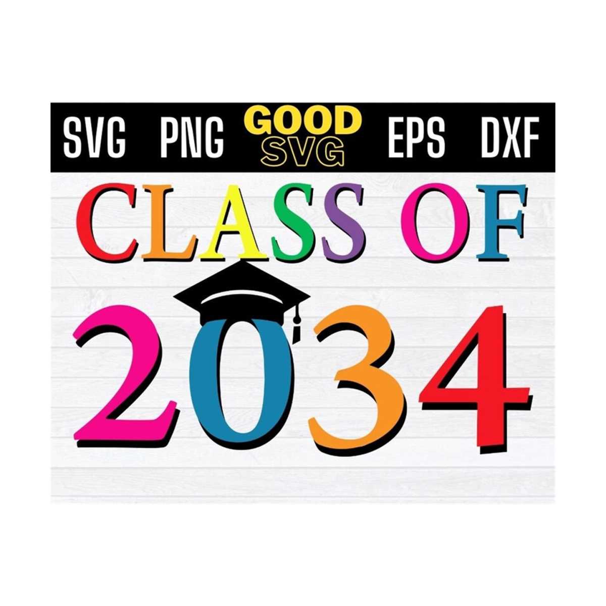 Class Of 2034 svg, Pre-K Graduate Preschool Graduation Teach - Inspire ...