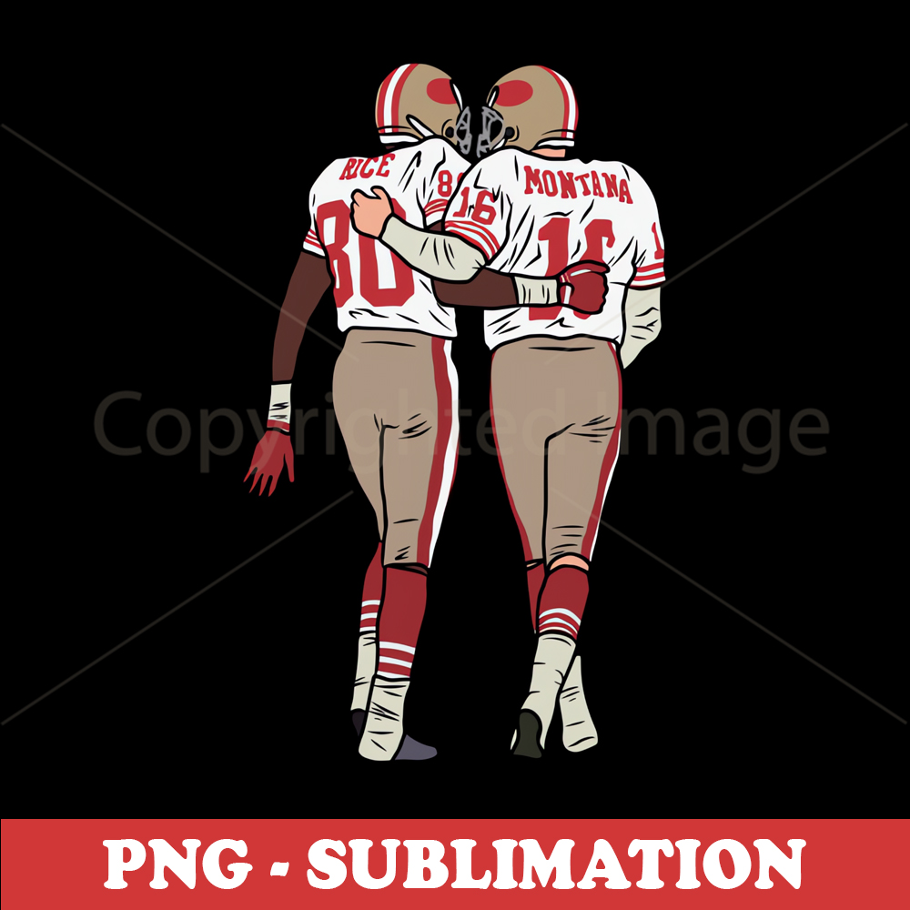 Jerry Rice and Joe Montana - Sports Legends PNG Transparent | Inspire ...