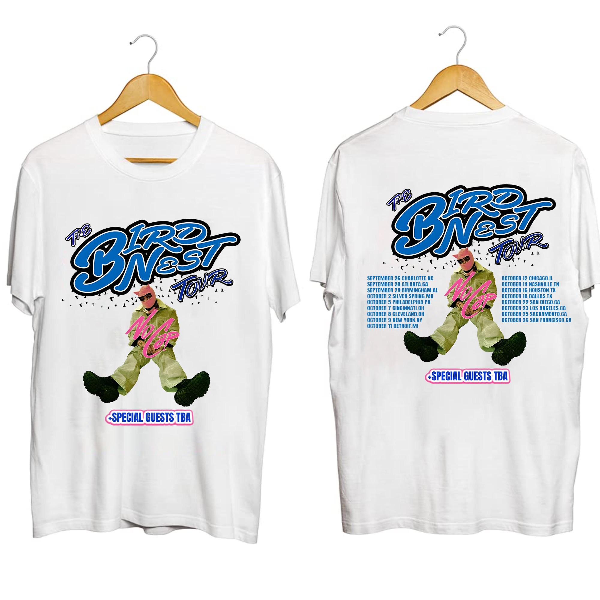 NoCap The Birdnest Tour 2023 Shirt, Rapper NoCap Fan Shirt, - Inspire ...