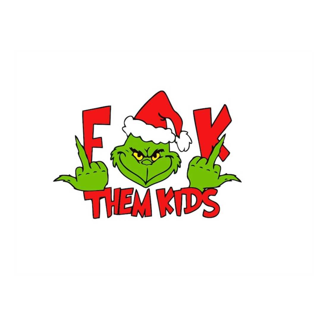 Christmas Grinch Middle Finger - SVG PNG - Cricut - Instant | Inspire ...
