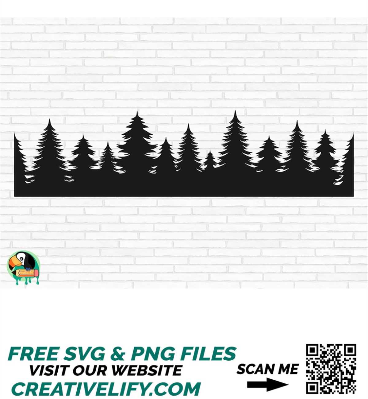 Forest Line SVG, Treeline svg, Tree svg, Forest svg, Tree Cl - Inspire ...