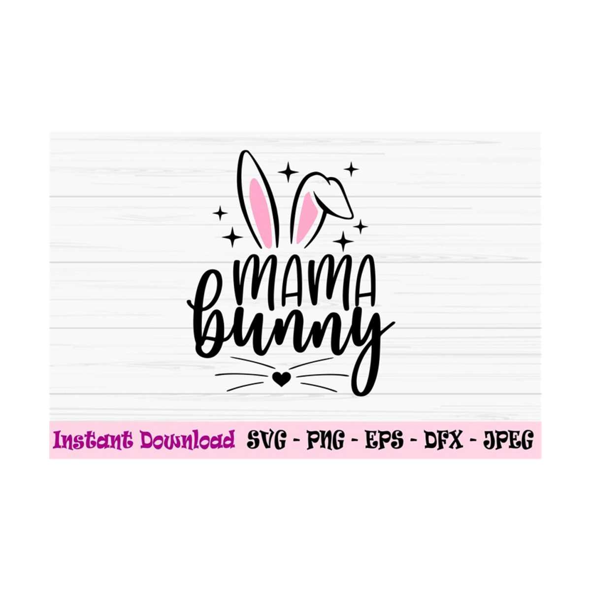 mama bunny svg, easter bunny svg, easter family bunny svg, D | Inspire ...