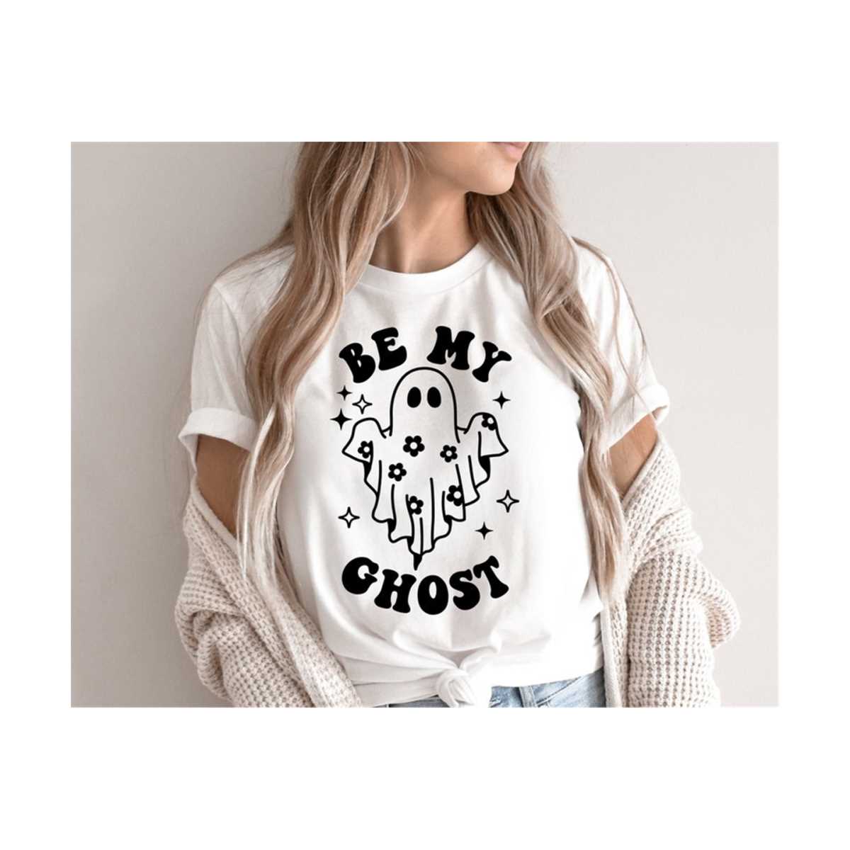 Be my ghost SVG, Halloween Svg, Boo Svg, Daisy Ghost SVG, Sp | Inspire ...