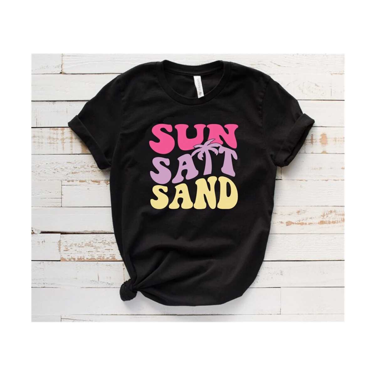 sun salt sand svg, summer svg, retro svg,beach svg, vacation - Inspire ...