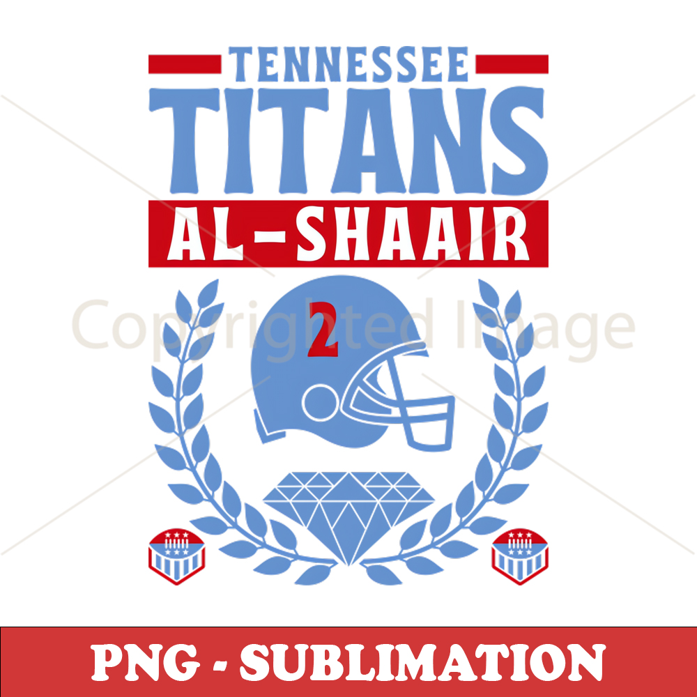 Tennessee Titans Sublimation PNG - Al-Shaair Edition - Exclu - Inspire ...
