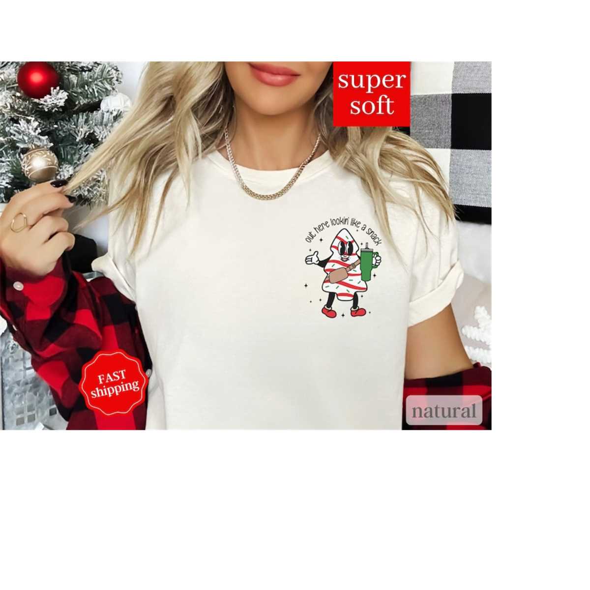 Looking like a snack Christmas Shirt, Boujee Christmas Tree | Inspire ...