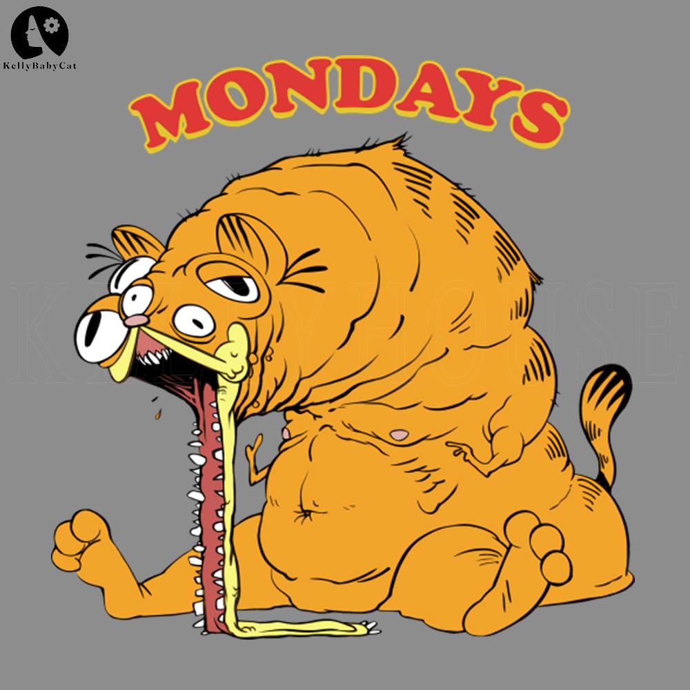 i hate mondays 80s, Cartoon PNG | Inspire Uplift