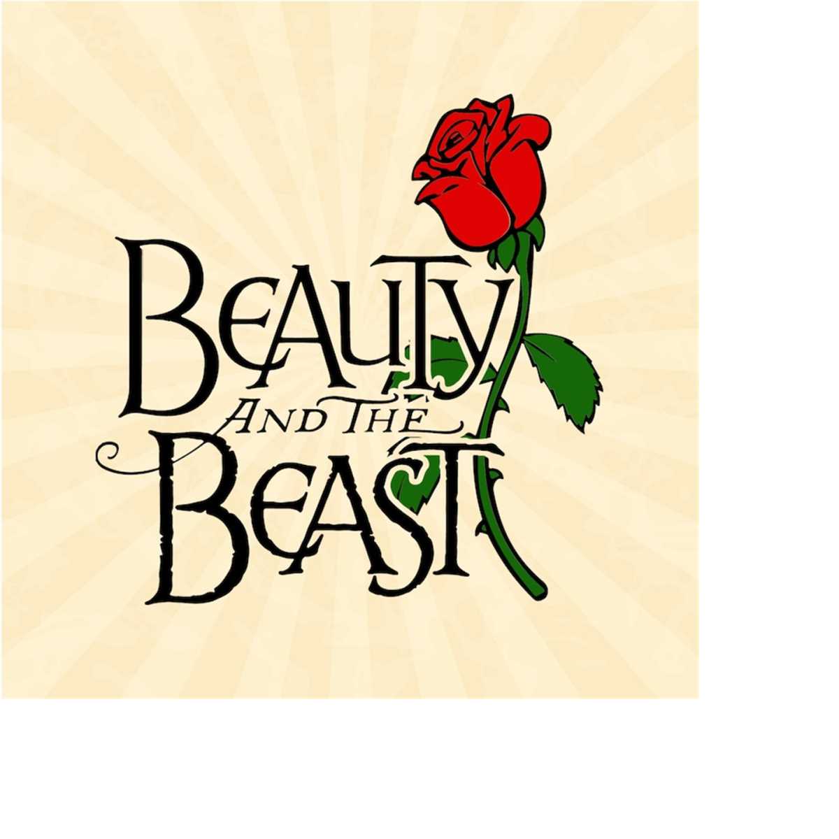 Beauty and the Beast svg, beauty and the beast font, Belle s - Inspire ...