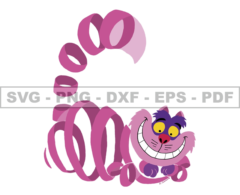 Cheshire Cat Svg, Cheshire Png, Cartoon Customs SVG, EPS, PN | Inspire ...