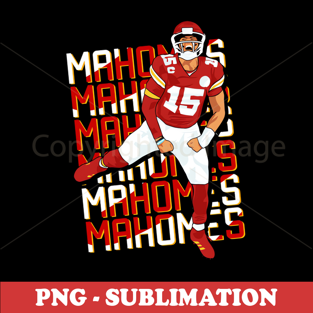 Patrick Mahomes PNG - Transparent Digital Download File - Sh | Inspire ...