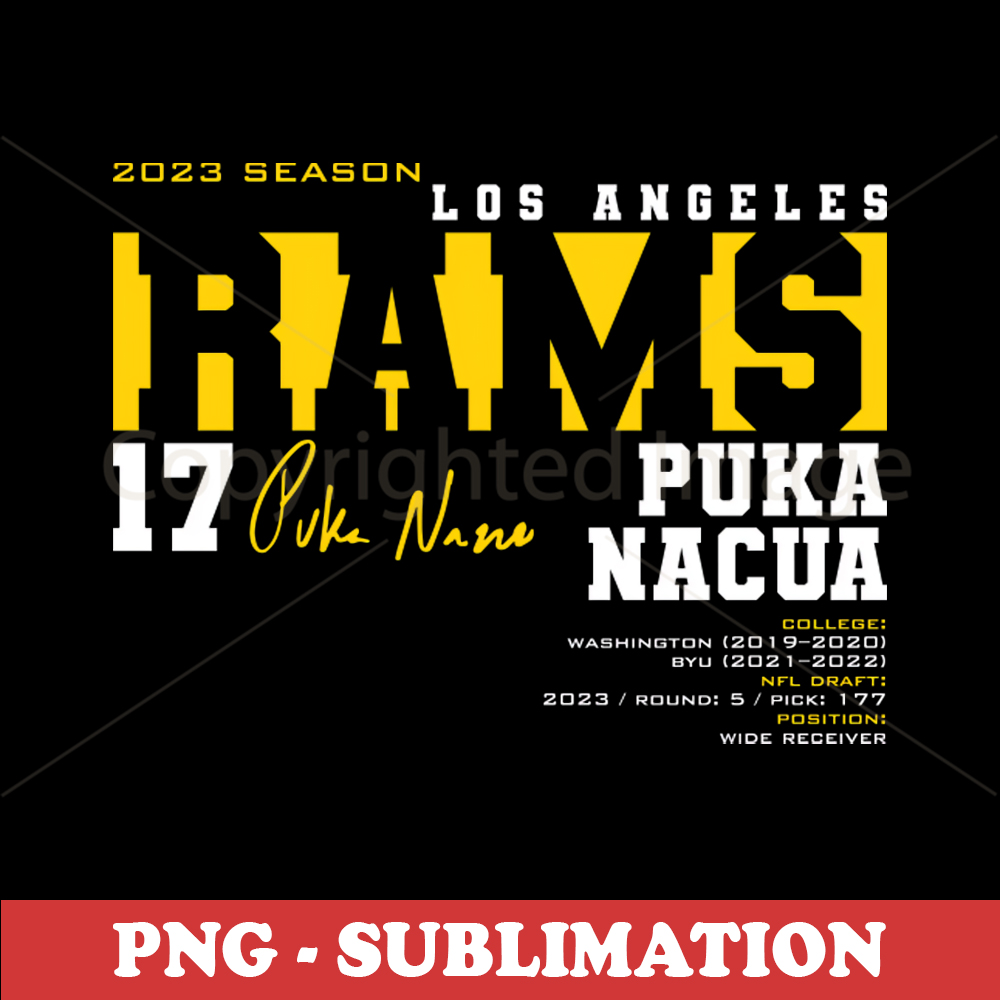Sublimation PNG - Nacua Rams - High-Res 2023 Digital Downloa - Inspire ...
