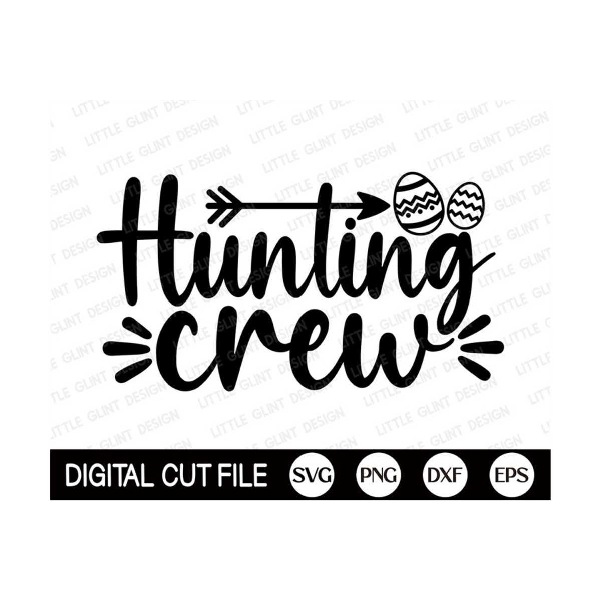 Hunting Crew Svg, Easter SVG, Easter Bunny Svg, Bunny Ears S | Inspire ...