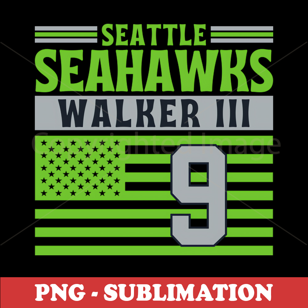 Seattle Seahawks - American Flag Football - High-Resolution | Inspire ...