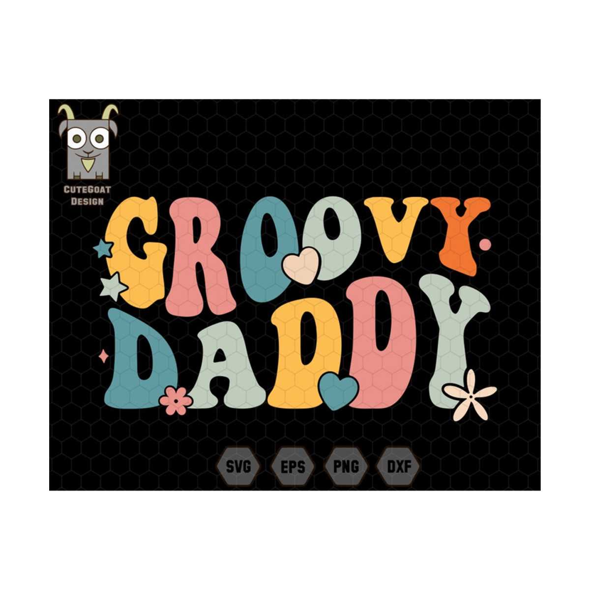 Groovy Daddy Svg, Groovy Dad Svg, Daddy Svg, Retro Dad Svg, | Inspire ...