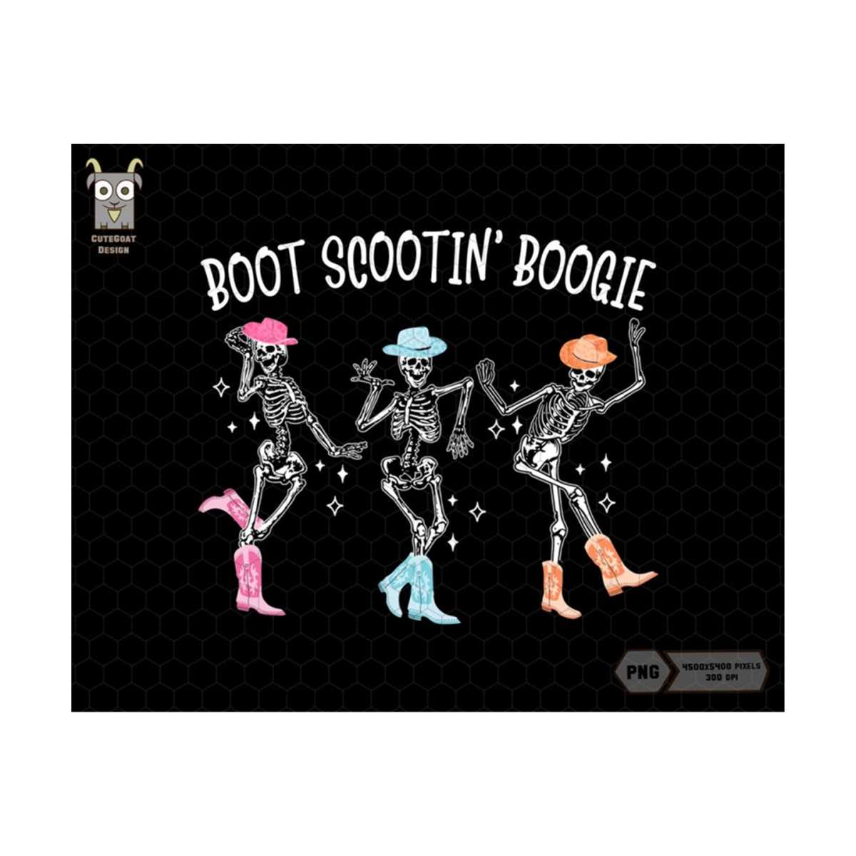 Boot Scootin Boogie Png, Happy Halloween Png, Funny Skeleton - Inspire ...