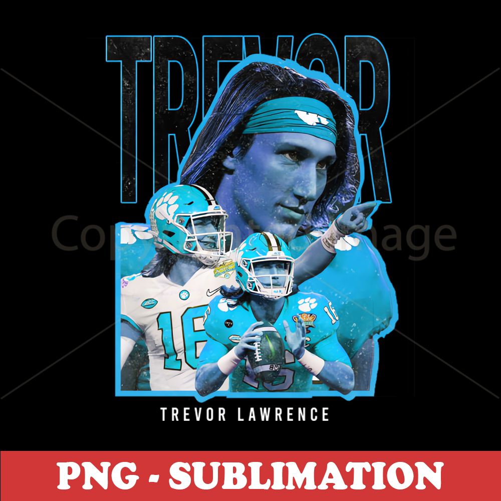 Trevor Lawrence Retro Sublimation PNG Digital Download - Vin | Inspire ...