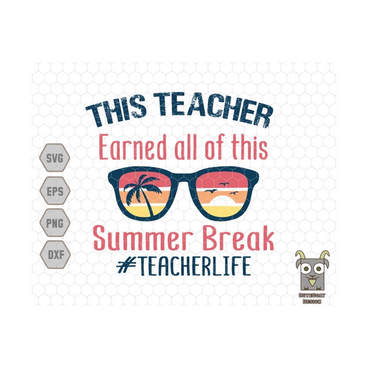 Summer Break Svg, Teacher Life Svg, Hello Summer Svg, Summer - Inspire ...