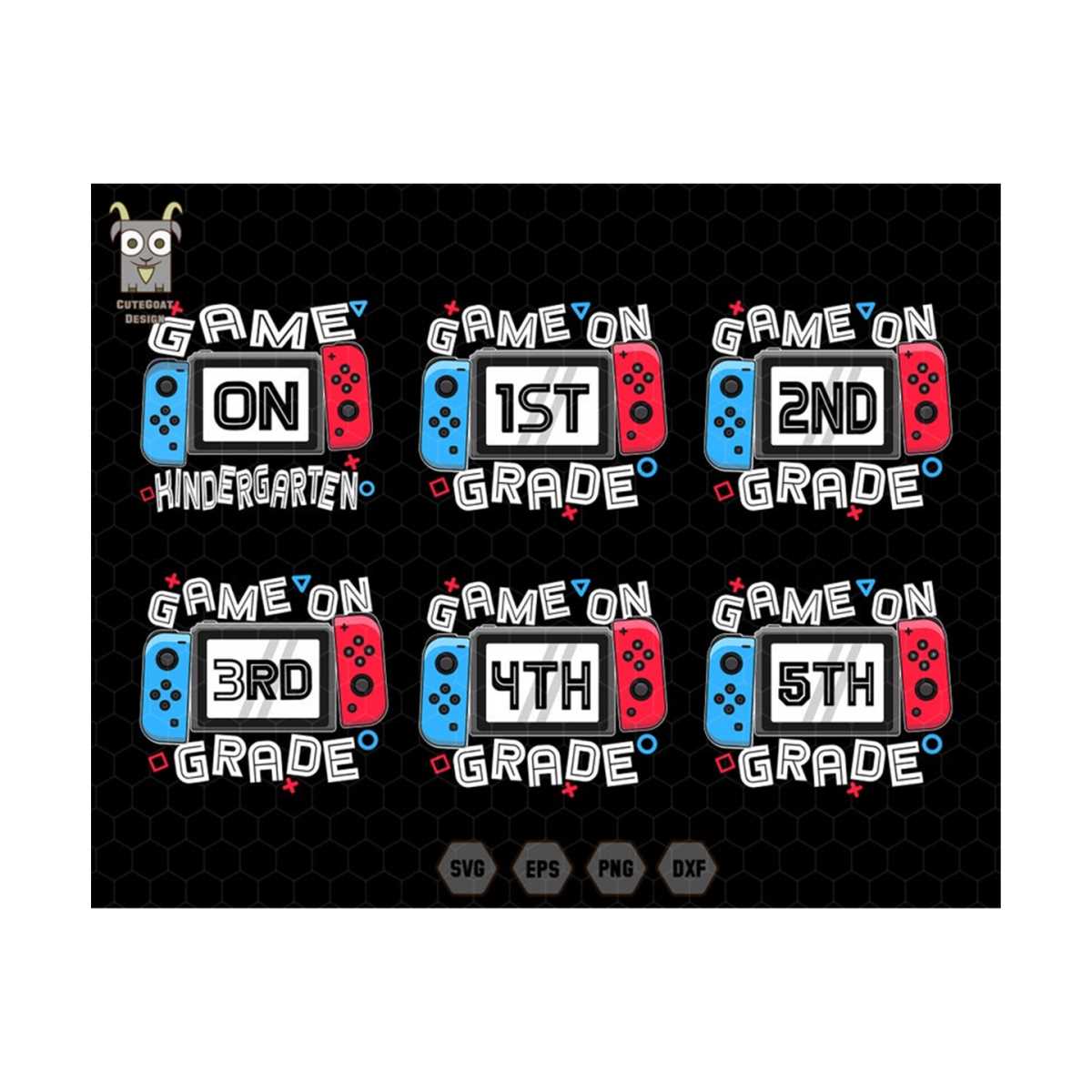 Back to School Svg Bundle, Game On Grade Svg, Back to School | Inspire ...