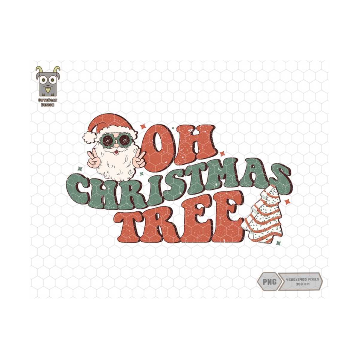 Oh Christmas Tree Png, Merry And Bright Png, Trendy Christma | Inspire ...