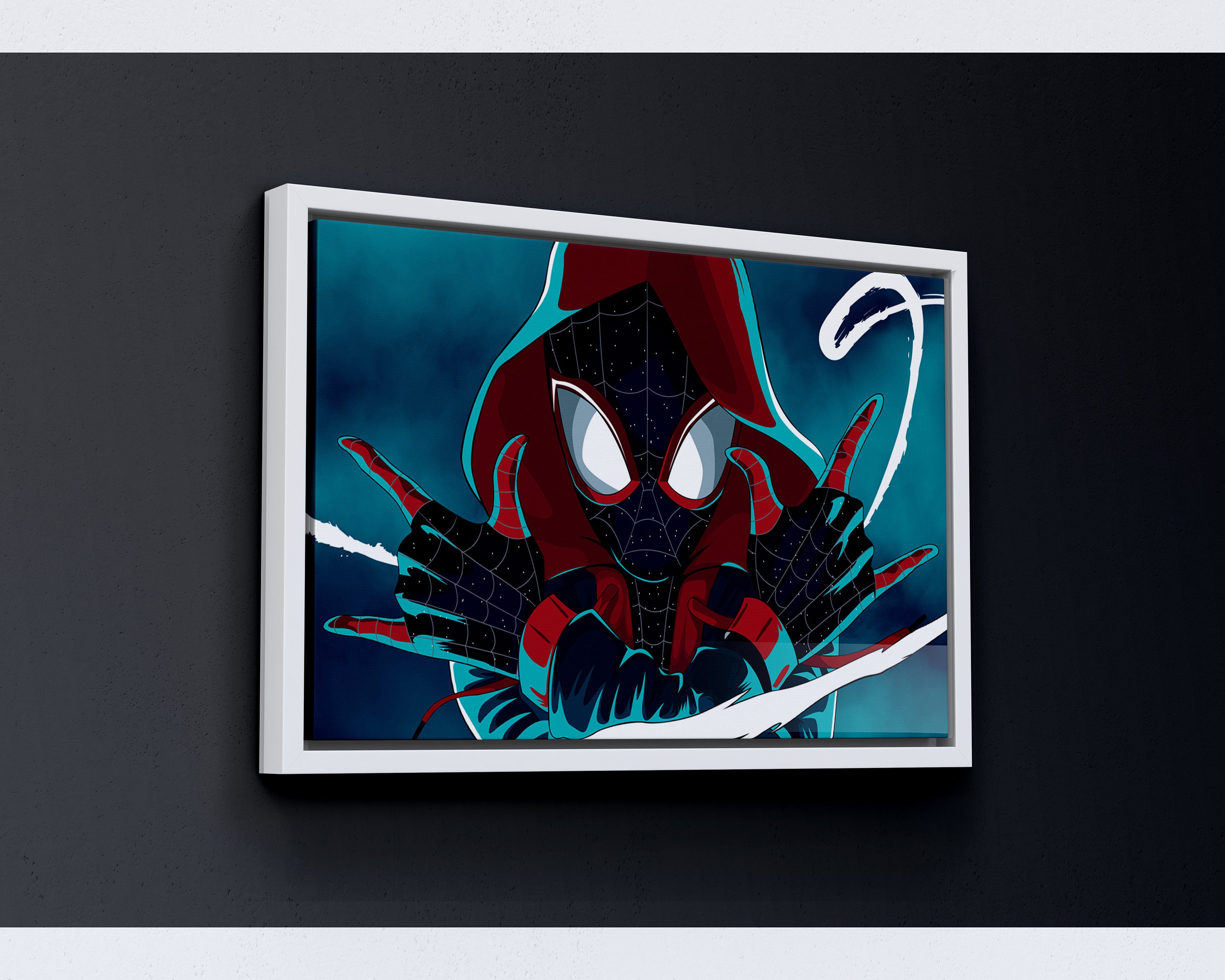 Spider-Man 2099 Suit, Spider-Man Into the Spider-Verse Canva | Inspire ...