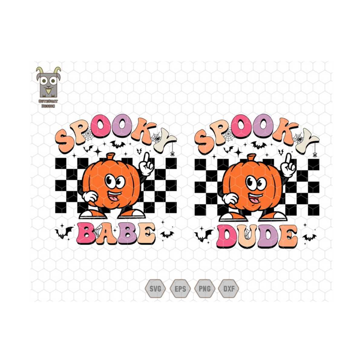 Spooky Dude Svg, Spooky Babe Svg, Spooky Svg, Trendy Hallowe | Inspire ...