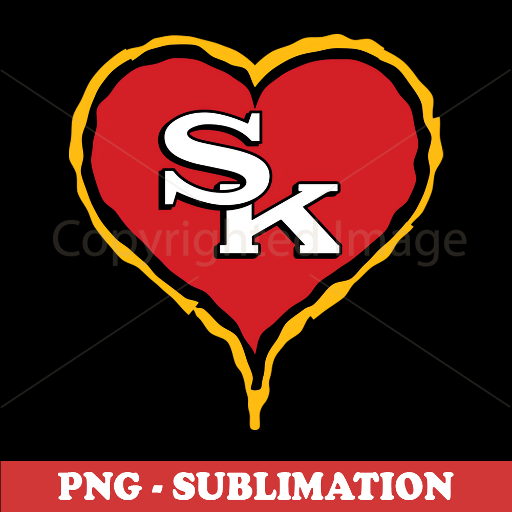 Chief Heart PNG Digital Download - Swift Kelce Inspired - Cr - Inspire ...