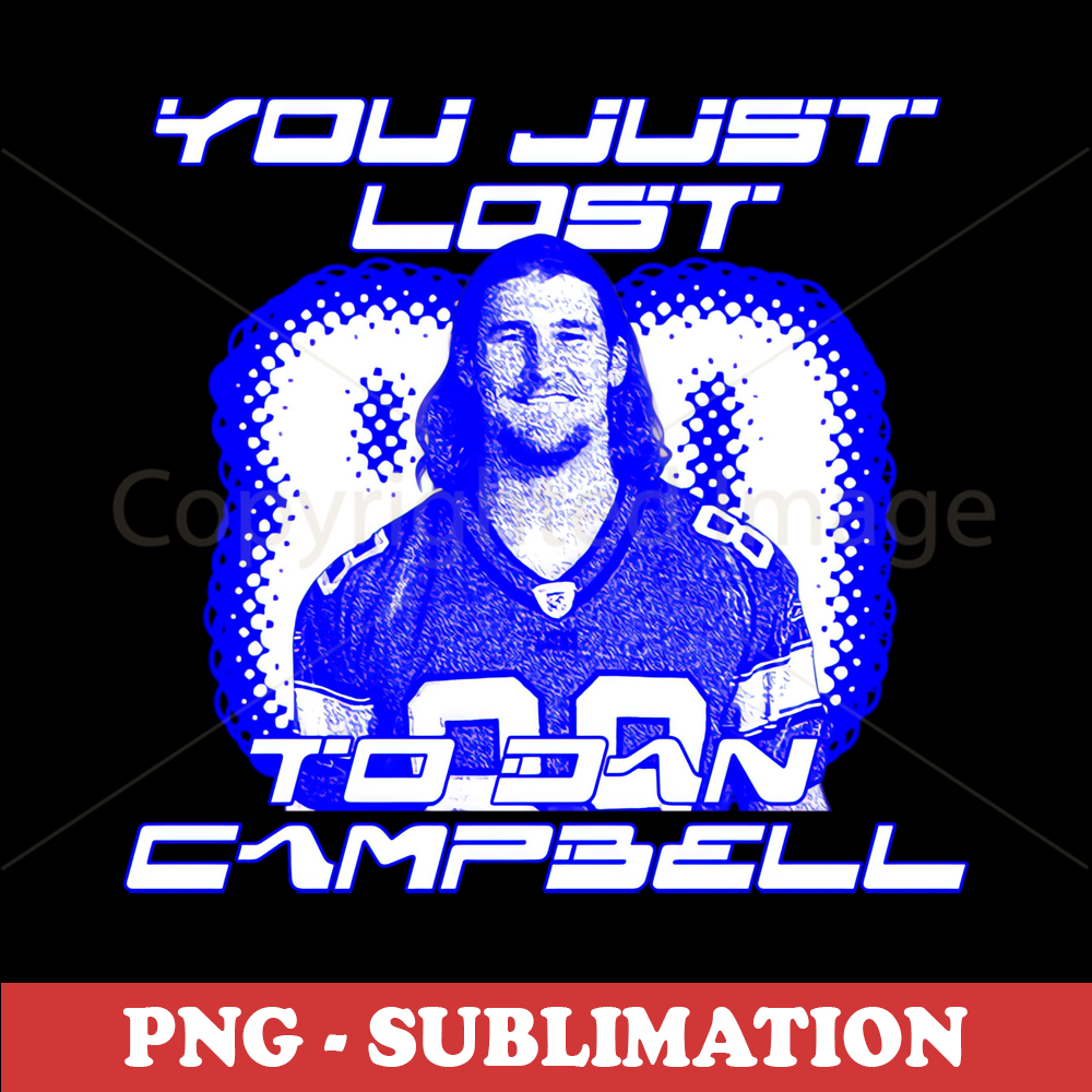 Dan Campbell Defeat - PNG Transparent Digital Download - Con | Inspire ...