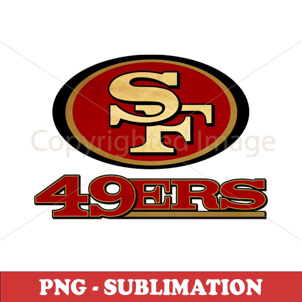 Vintage 49ers - Retro Logo PNG - Authentic Digital Download | Inspire ...