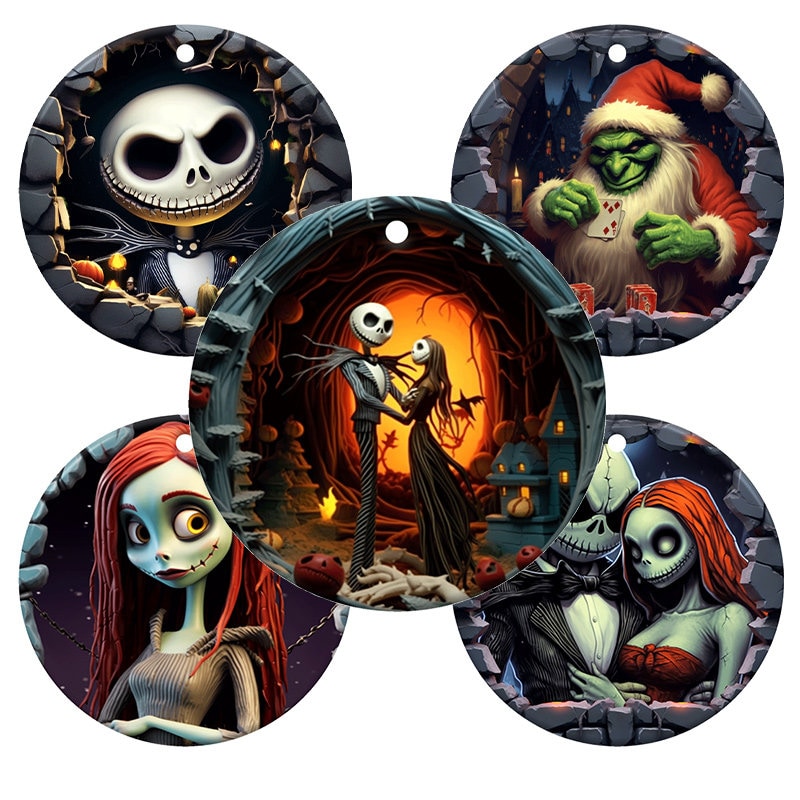 3D Nightmare Break Wall Christmas Ornament - Inspire Uplift