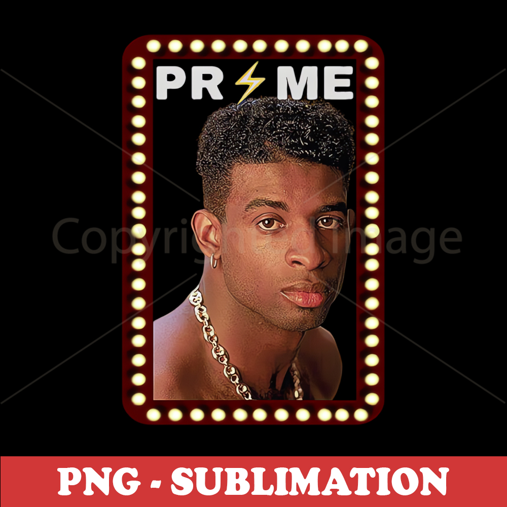 Deion Sanders Sublimation File - High-Res PNG - Bring Prime | Inspire ...
