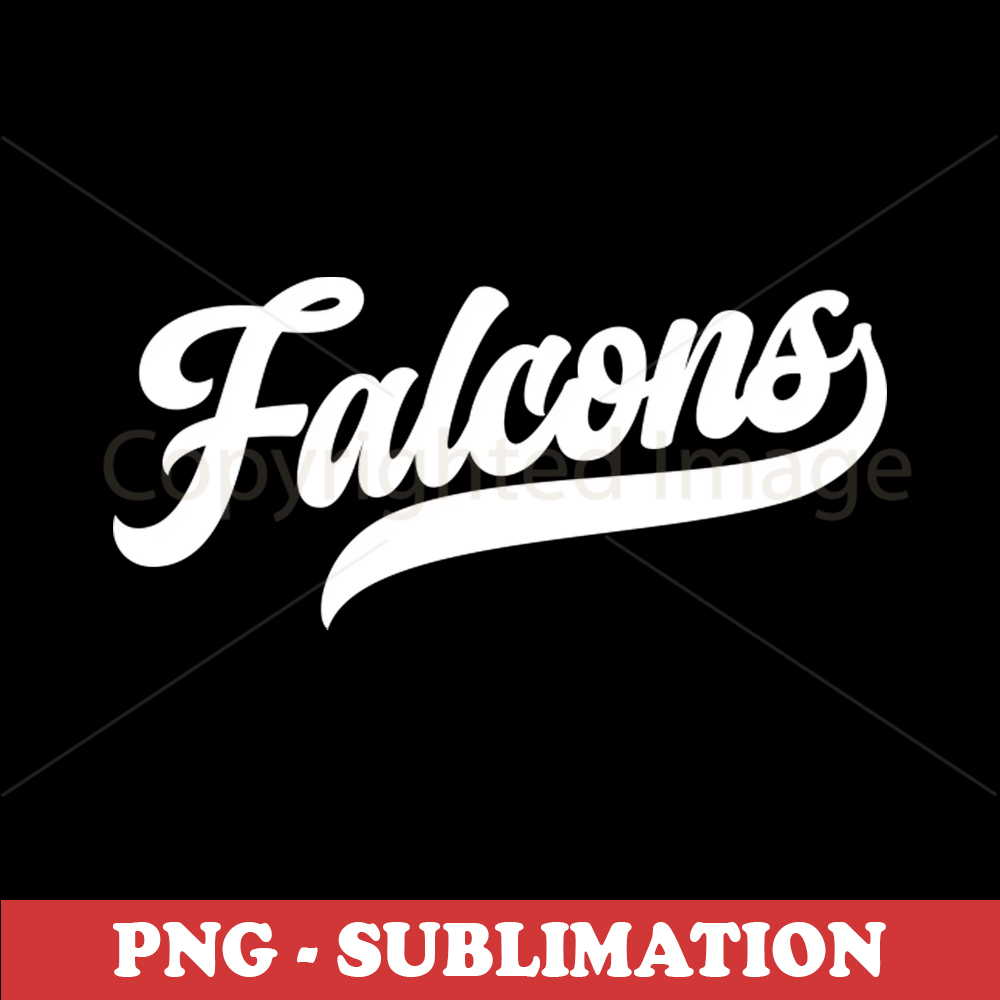 Falcons - Retro Atlanta Falcons Logo - High-Quality Transpar | Inspire ...