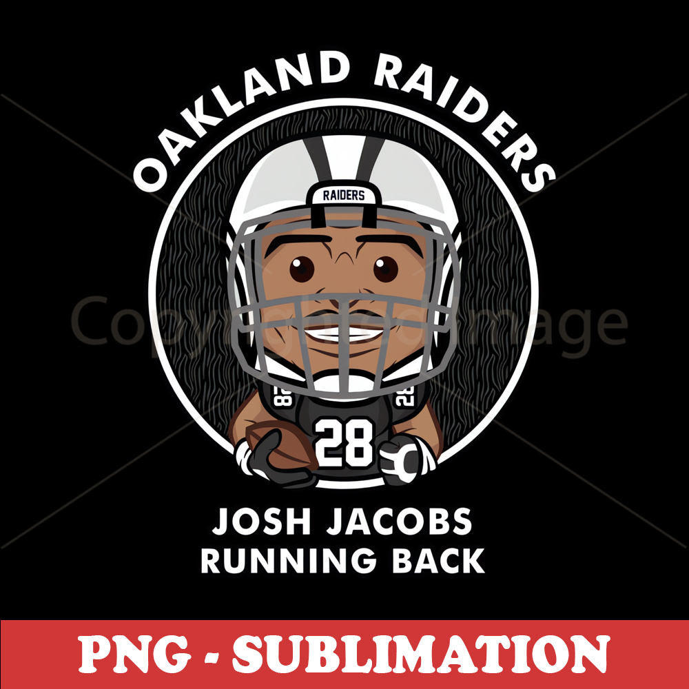 Josh Jacobs - Football Player Poster - Perfect Gift for Fans | Inspire ...