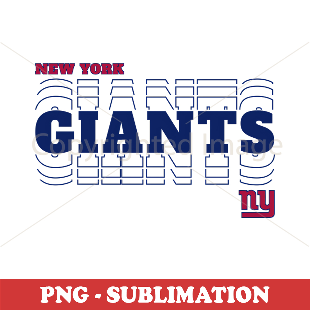New York Giants Football - Customizable Sublimation Design - - Inspire ...