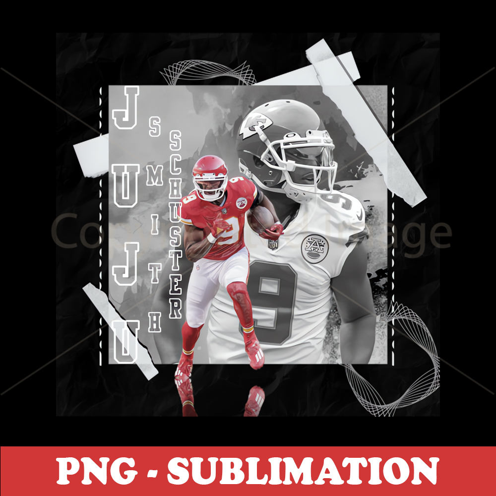 JuJu Smith-Schuster Football Sublimation Download - High-Qua - Inspire ...