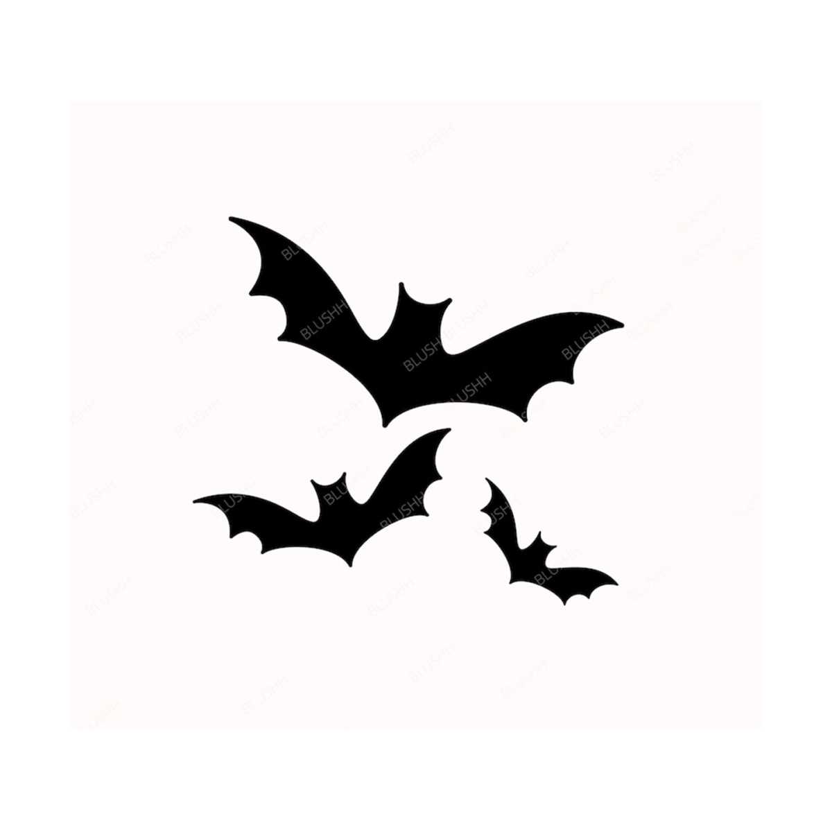 Bats Halloween SVG PNG, Halloween Decor Decal Bat svg, Hallo | Inspire ...