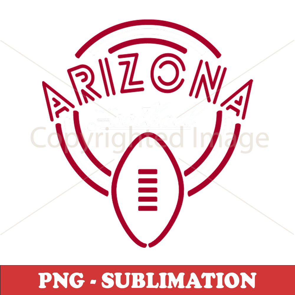 Arizona Football Neon Sign - Vibrant Sublimation PNG - Illum | Inspire ...