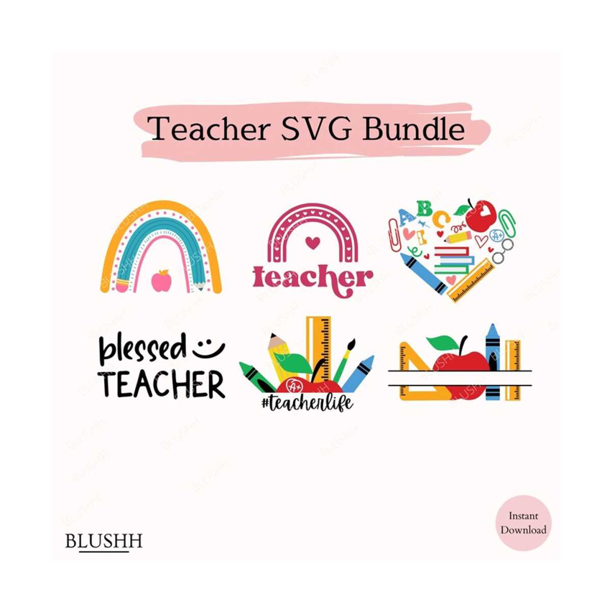 Teacher SVG Bundle | Teacher PNG | School SVG | Back to Scho - Inspire ...