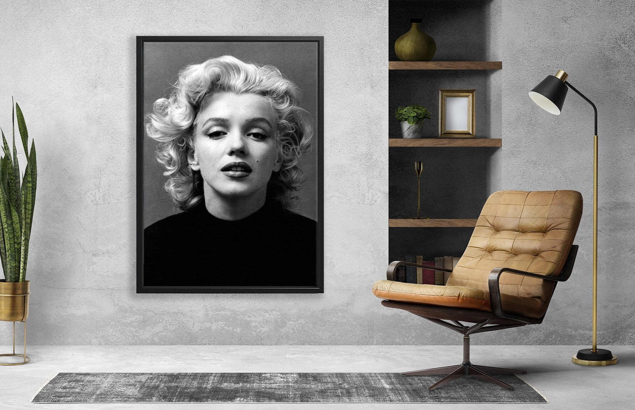 Marilyn Monroe Art Canvas-Marilyn Monroe Printed Picture Wal | Inspire ...