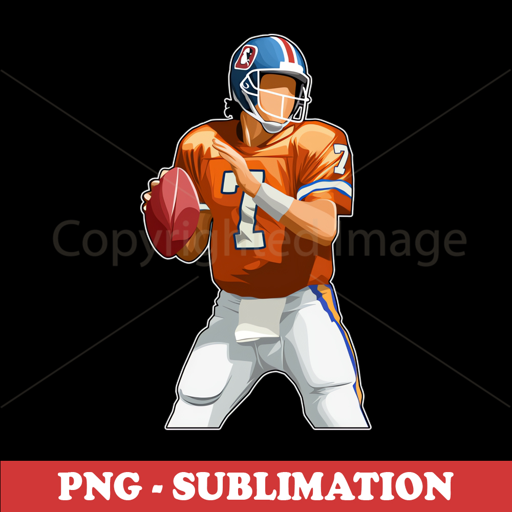 John Elway 7 Quarterback Legend - High Definition PNG Sublim - Inspire ...