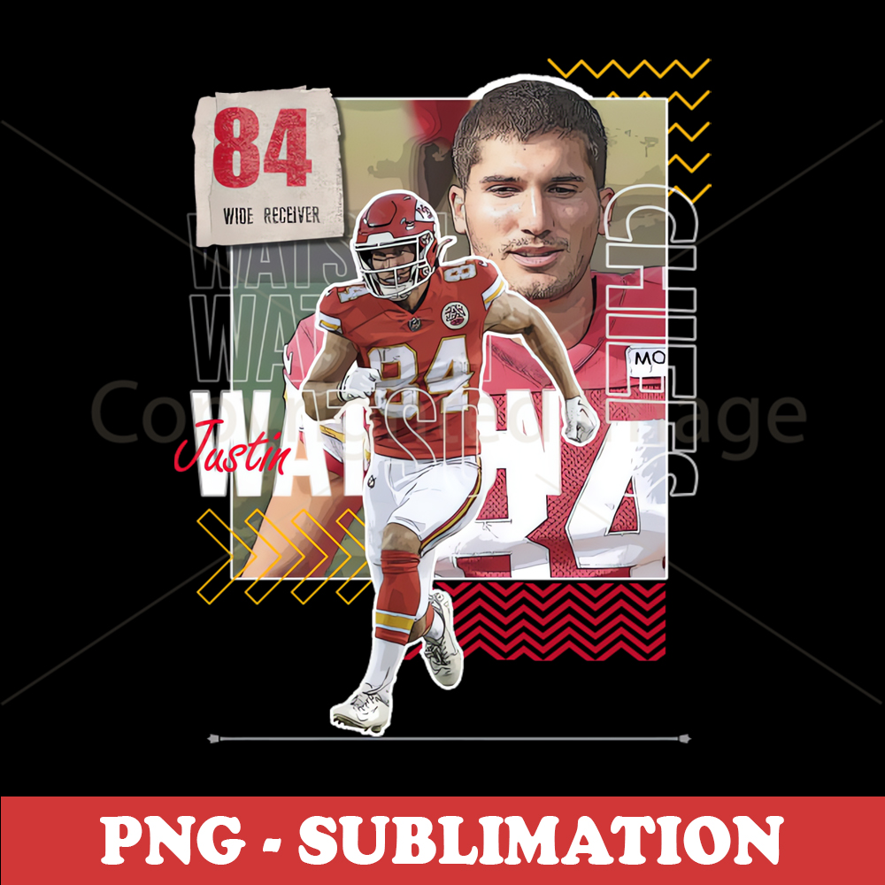 Justin Watson Football - Chiefs Poster - High-Quality PNG Su | Inspire ...