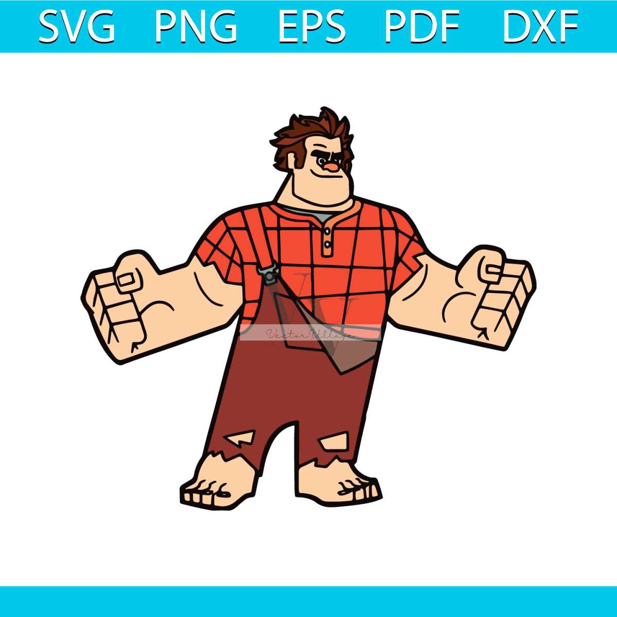 Ralph Vector SVG, WreckIt Ralph SVG, Disneyland Ears clipart | Inspire ...