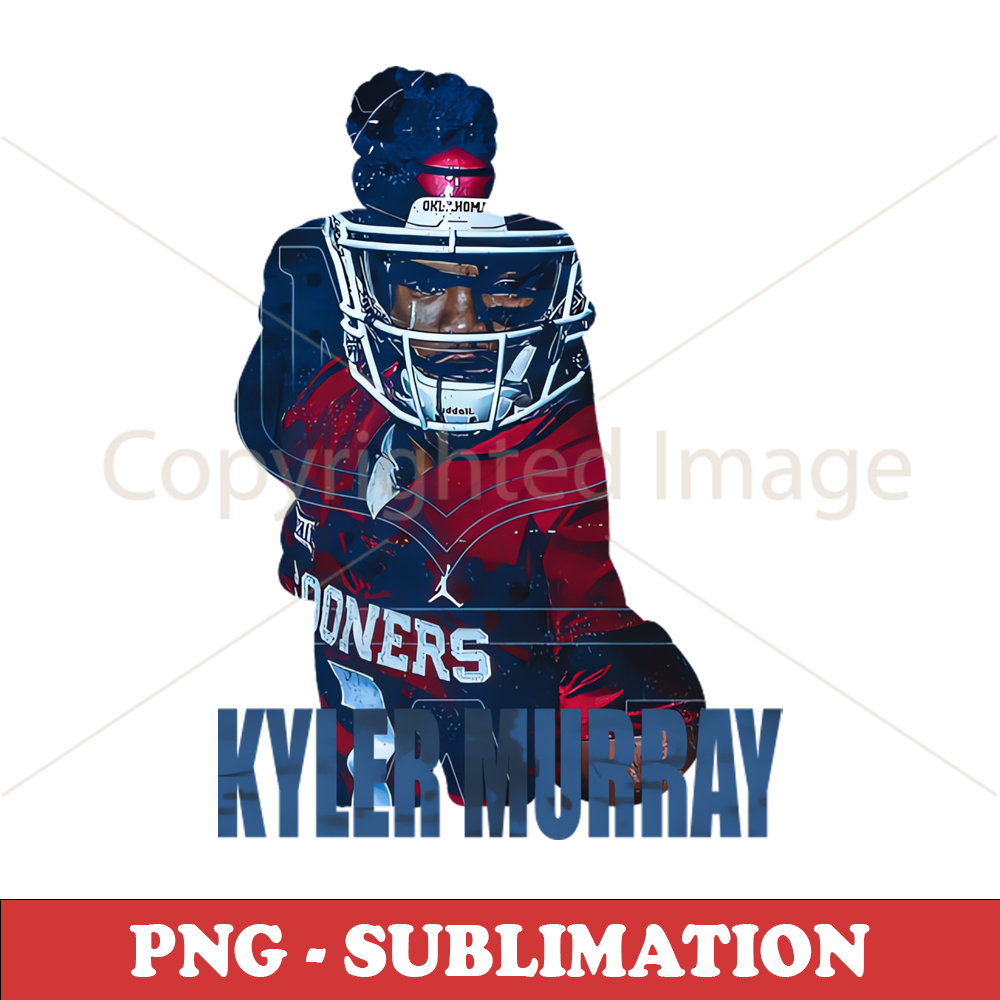 Kyler Murray Football Sublimation PNG - Number 1 Digital Dow - Inspire ...