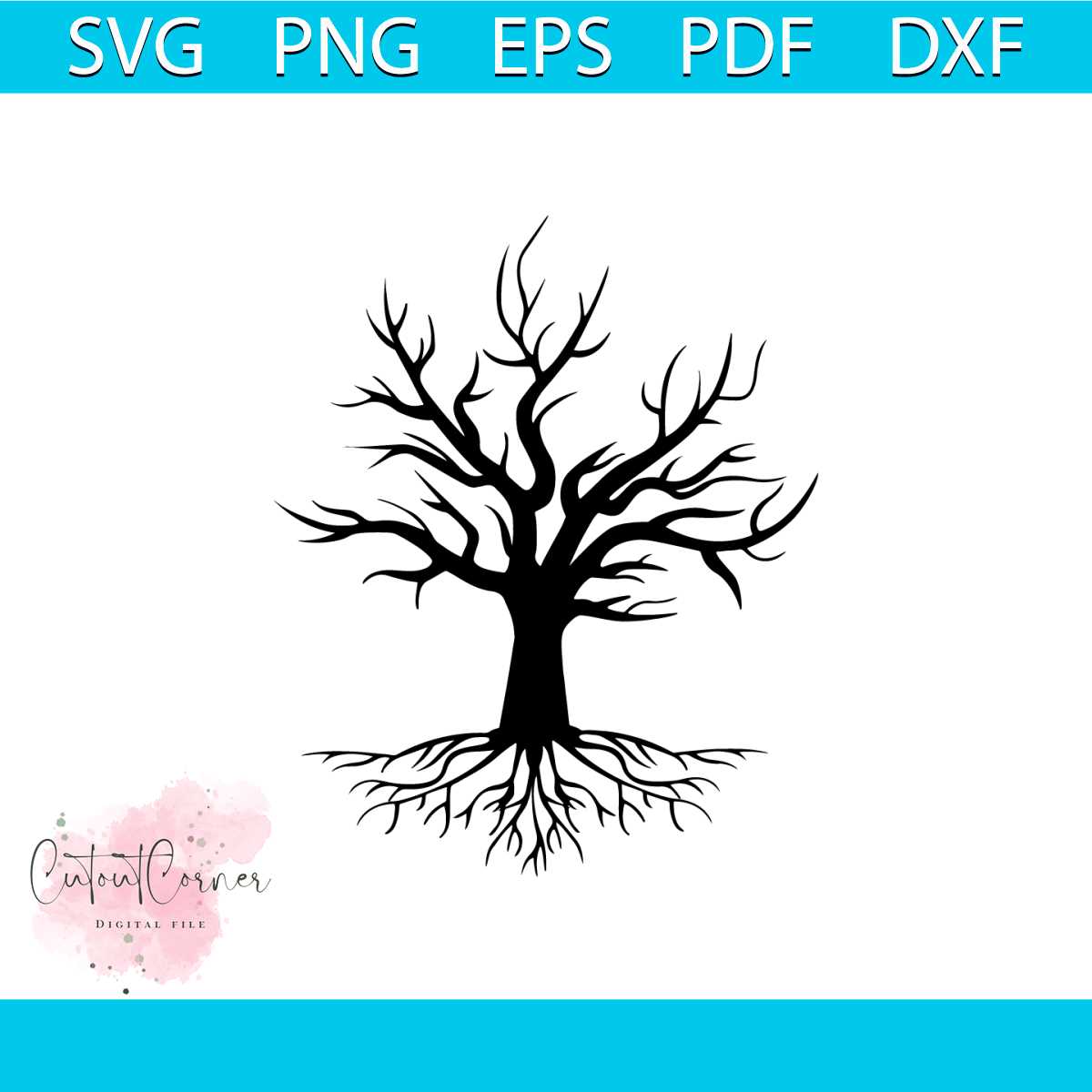 Bare Tree Svg, Silhouette Bare Tree, Cricut File, Bare Tree | Inspire ...