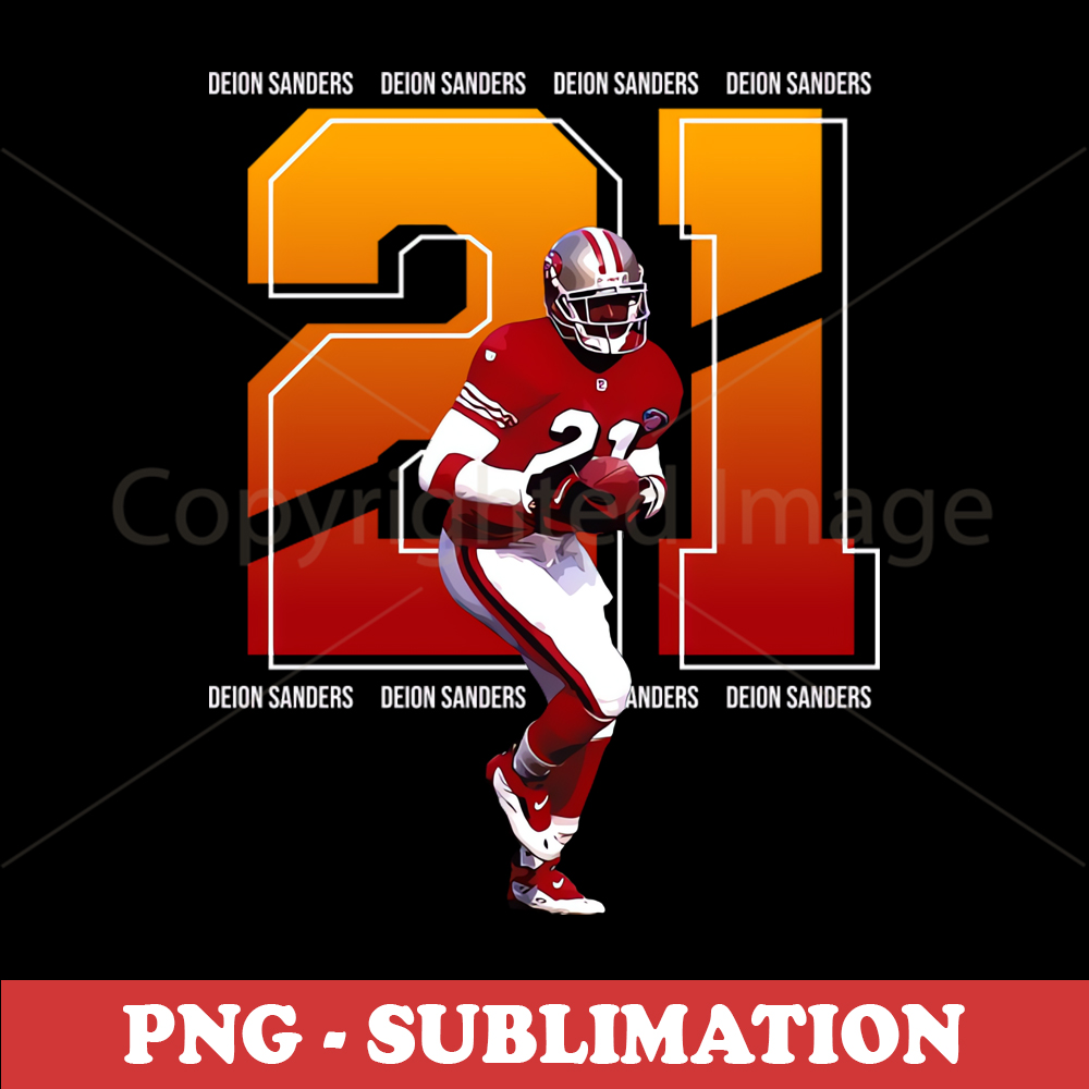 Deion Sanders 21 - Ultimate Sublimation Design - Instantly D | Inspire ...