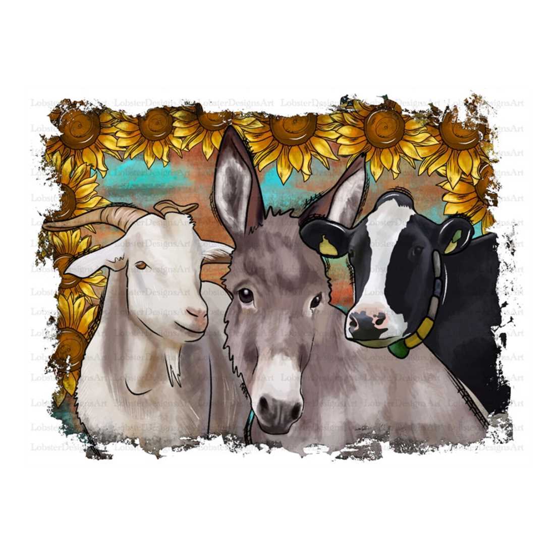 Western Farm Animals Png Sublimation Design, Western Heifer | Inspire ...