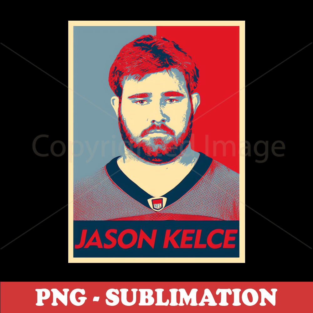 Pop Art Jason Kelce Shirt - PNG Digital Download - Vibrant a - Inspire ...