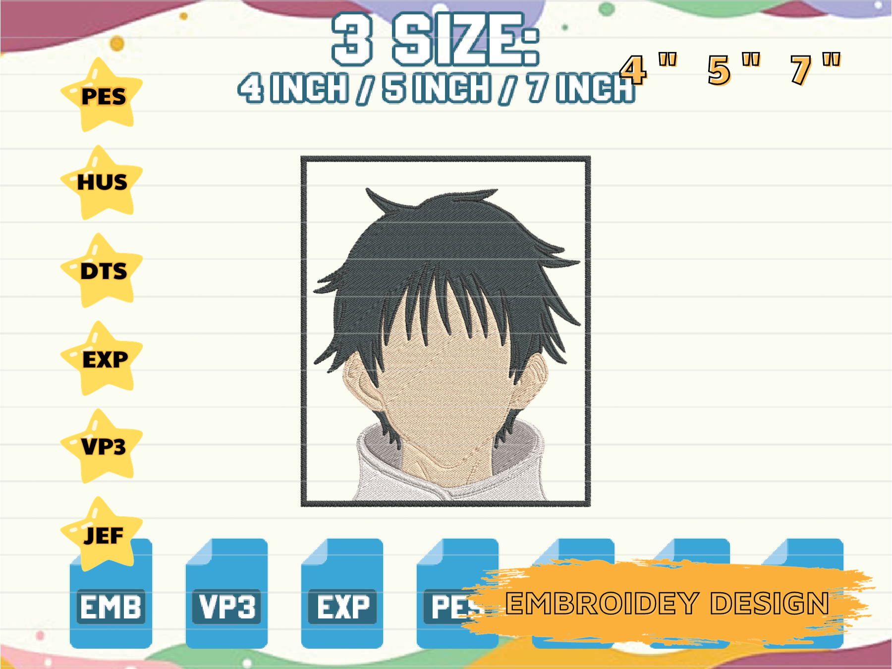 Embroidery Patterns, Format exp, dst, jef, pes, Embroidery D - Inspire ...