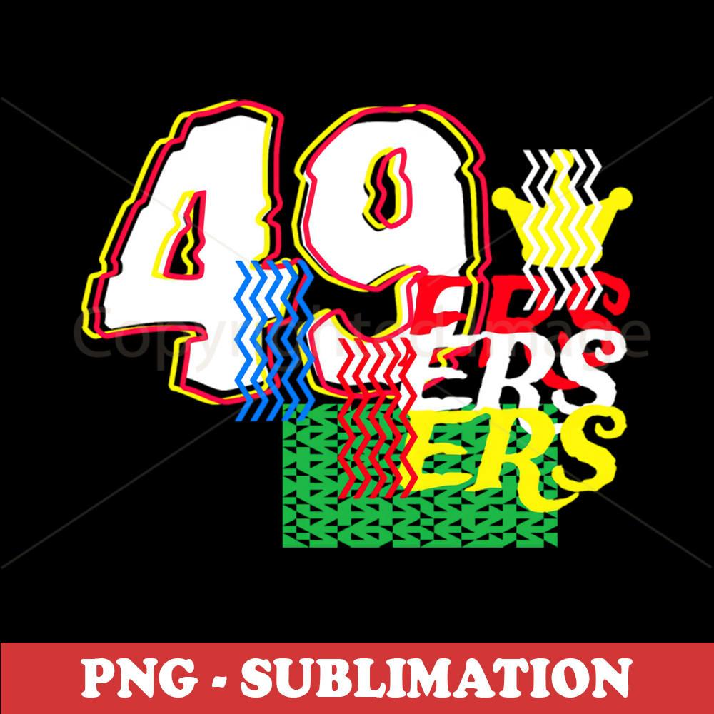 49ers Logo - PNG Transparent Digital Download - Perfect for - Inspire ...